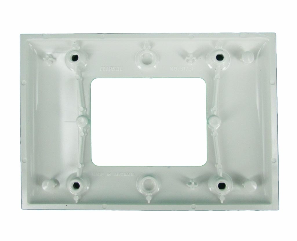 Clipsal 31/3F 3 Gang Mounting Flange
