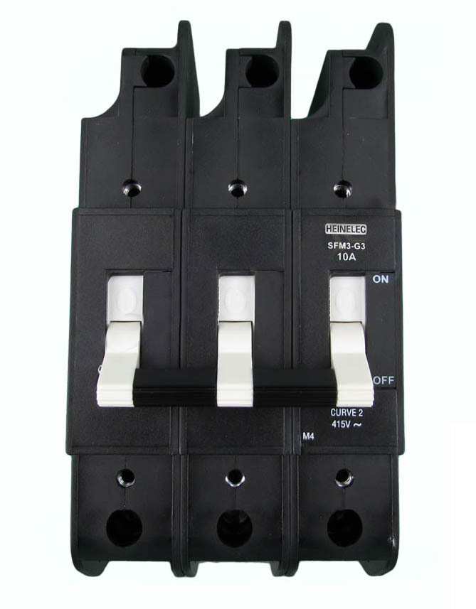 Heinemann SFM3-G3 C2 10A 3 Pole 240V / 415V Curve 2 Circuit Breaker
