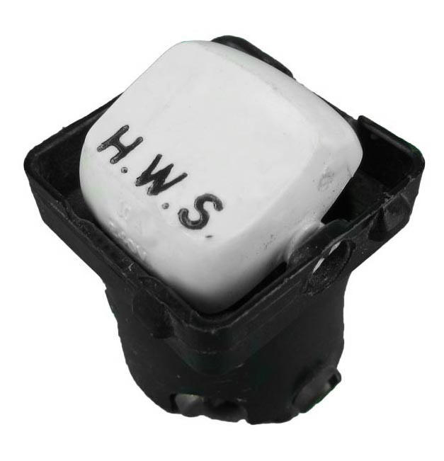 HPM EXCEL 2 Way Double Throw Rocker Switch Mechanism White Engraved H.W.S