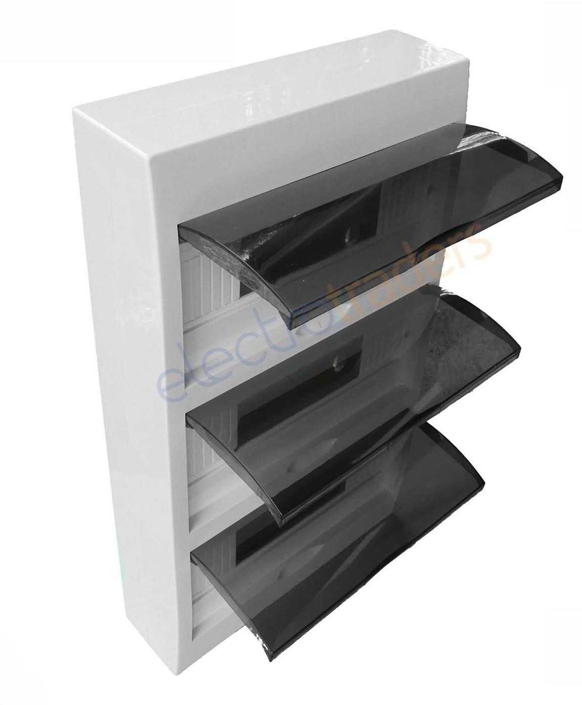 Tesla 36 Way Pole Switchboard Distribution Board Surface Mount MCB RCBO ...