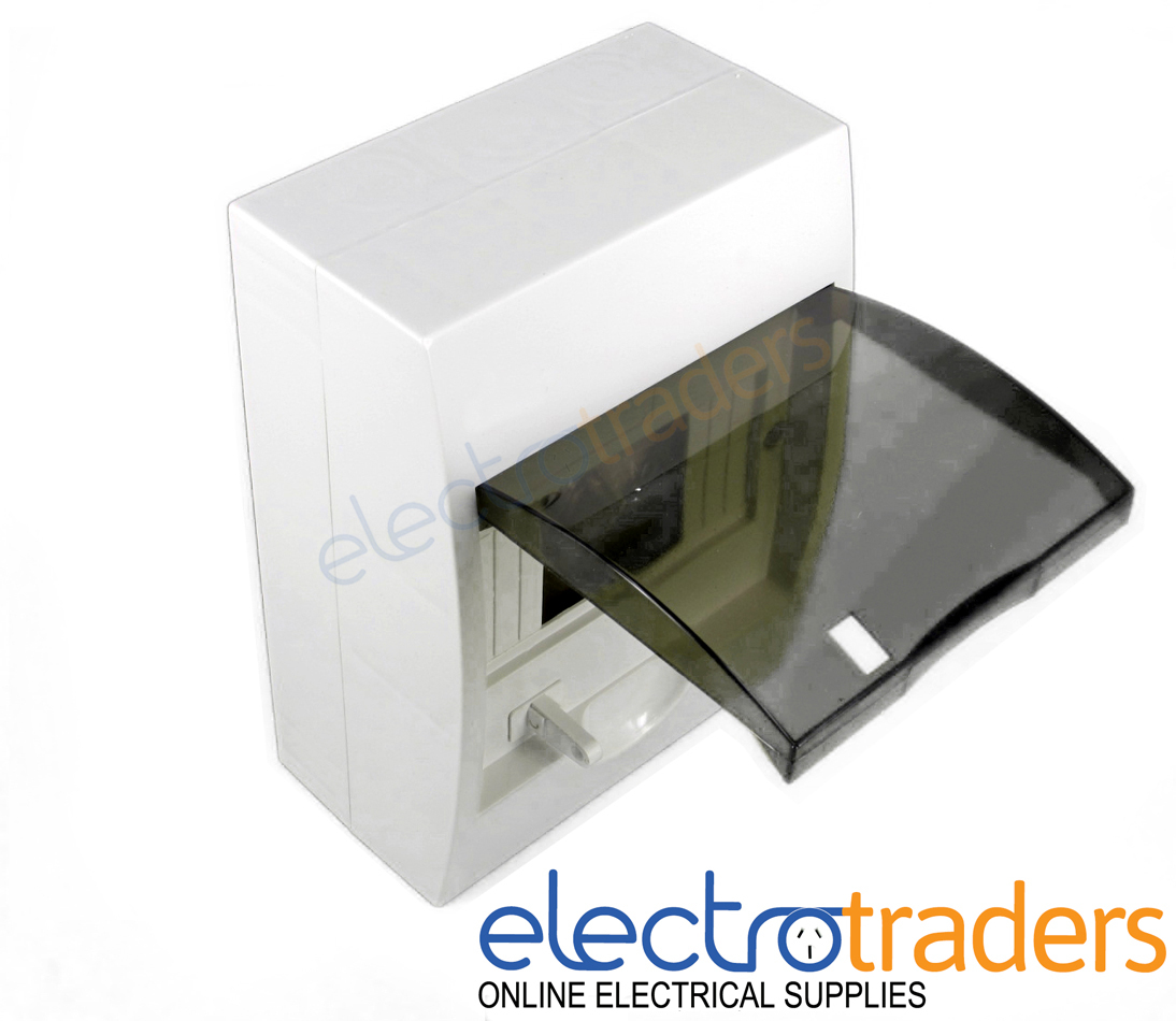 Load Centre Electrical, 6 Module, Surface Mounted Switchboard