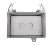 Weather Protected Two Gang Light Switch