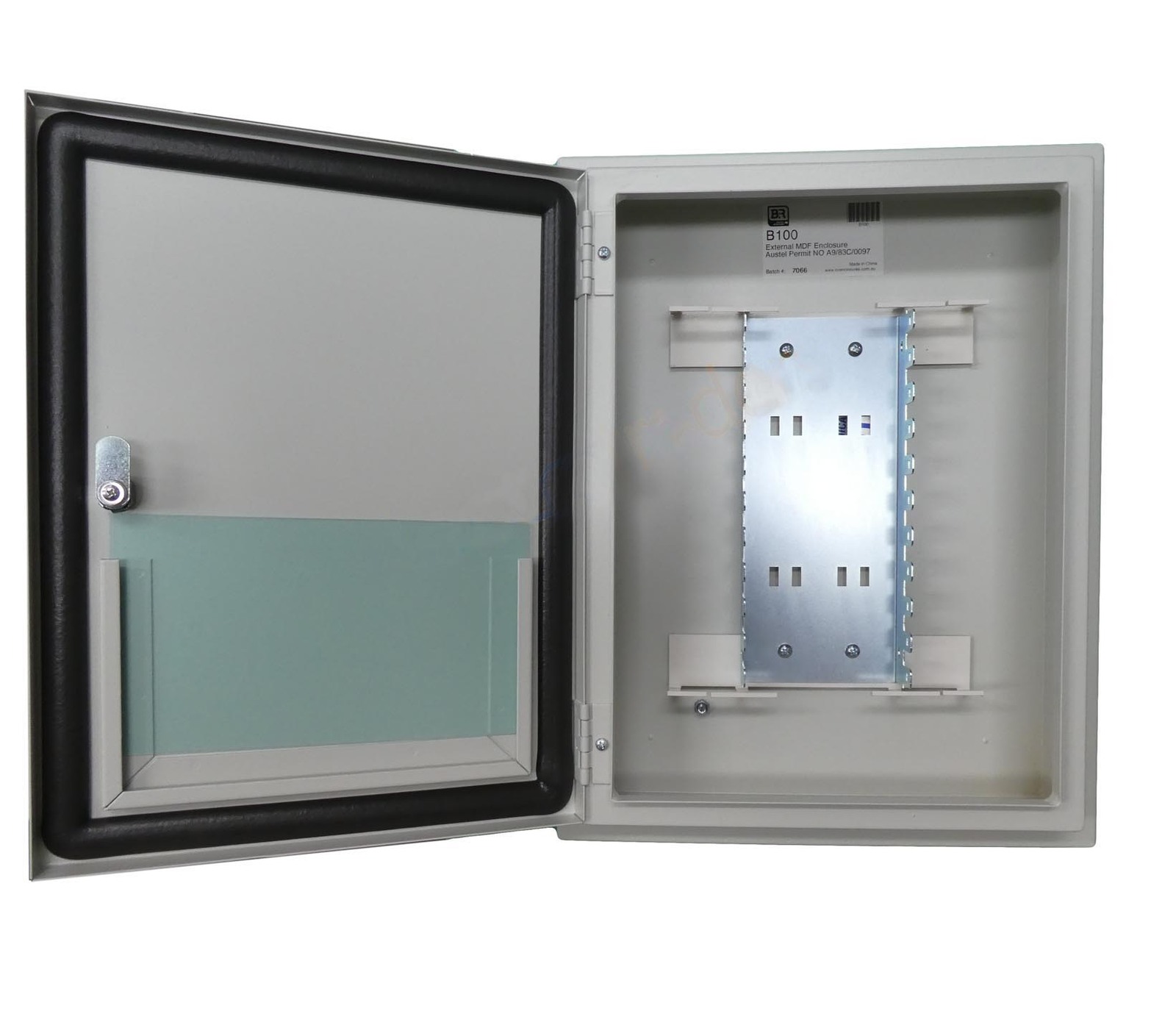 B+R 100 Pair Telecommunications Mains Distribution Enclosure & Frame ...