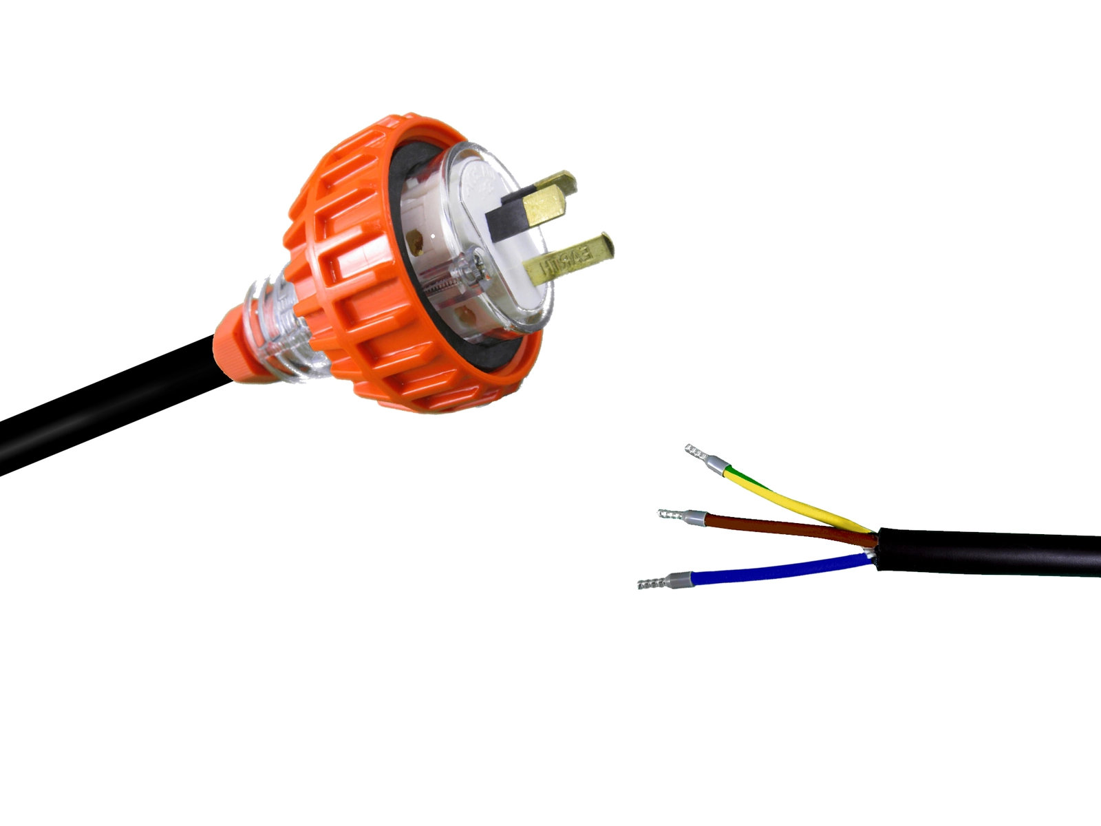 Appliance Lead 3 Pin 10 Amp Flat Single Phase