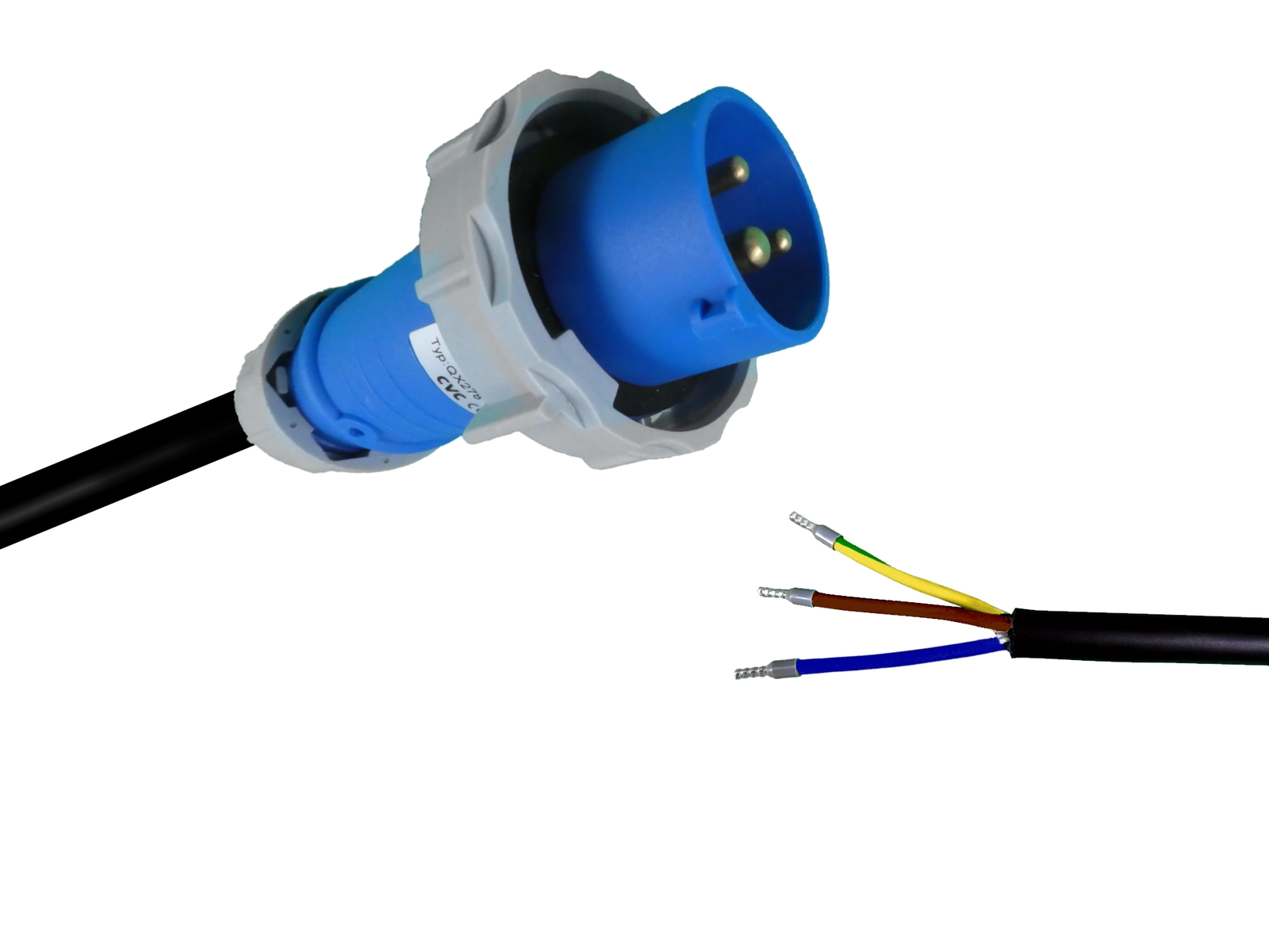 Appliance Lead 3 Pin 16 Amp CEE Form (IEC 60309) Single Phase