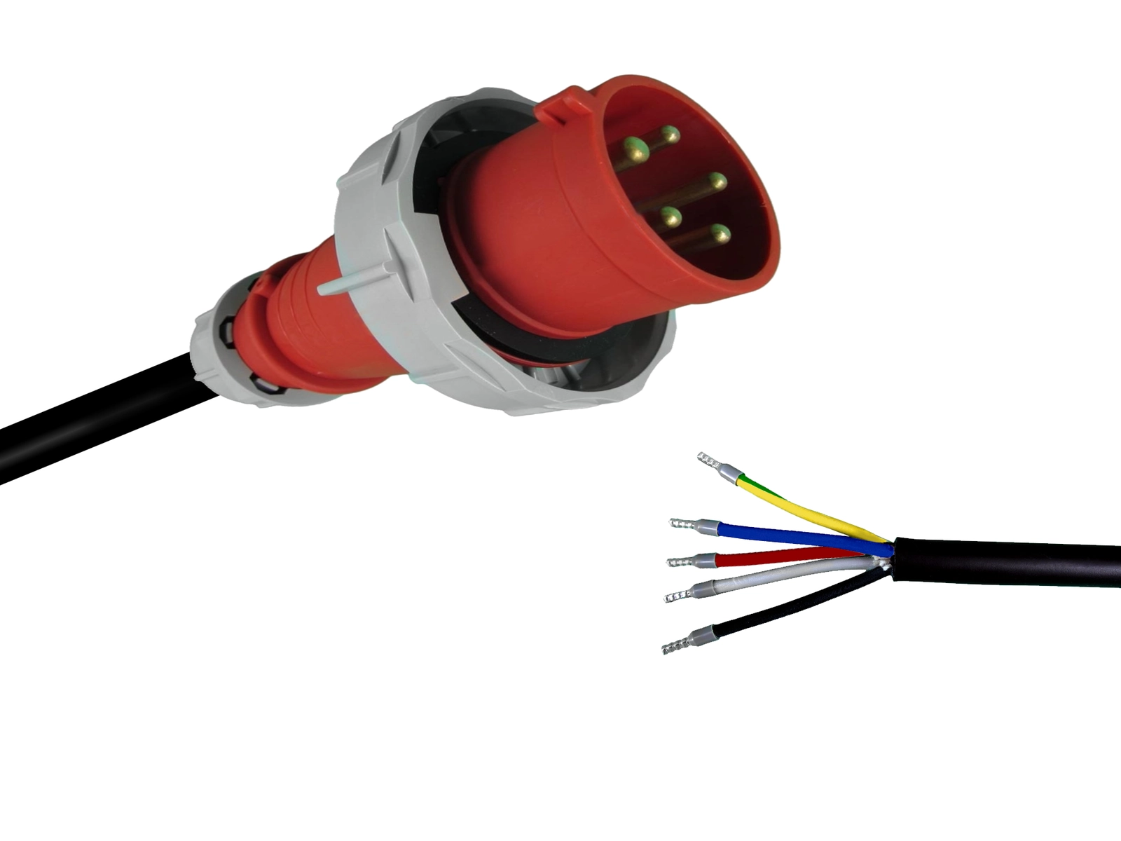 Appliance Lead 5 Pin 32 Amp CEE Form (IEC 60309) Three Phase