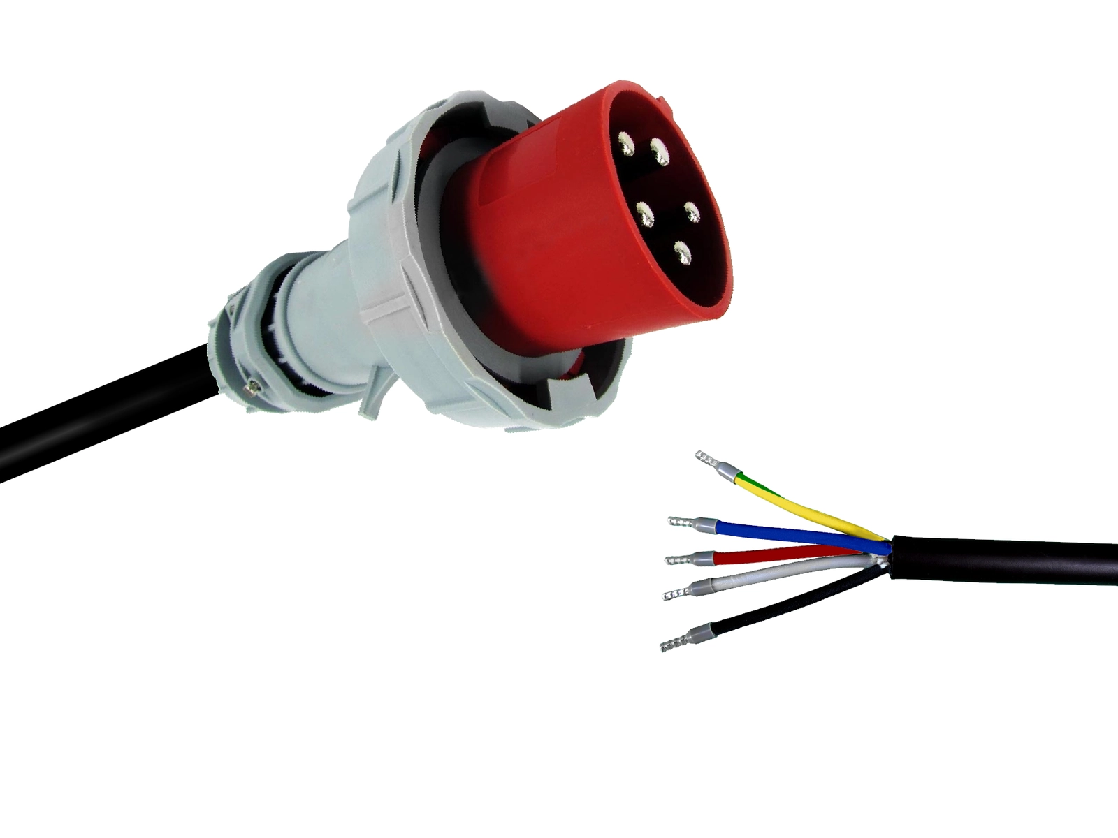 Appliance Lead 5 Pin 63 Amp CEE Form (IEC 60309) Three Phase
