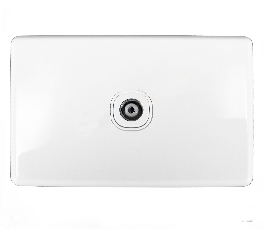 Clipsal C2031VTV75 Classic Series 75 Ohm TV Wall Plate