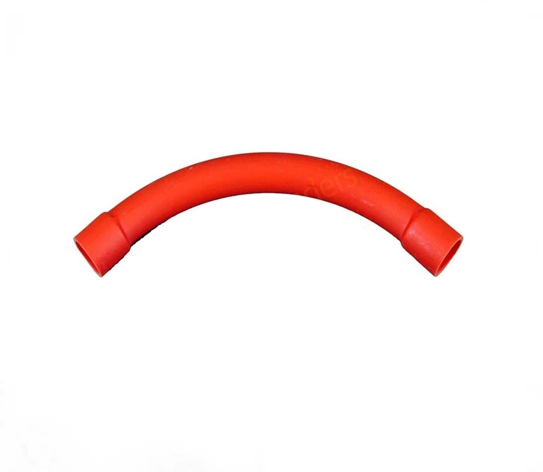 20mm Conduit Sweep Bend Electrical 90 Degree Orange
