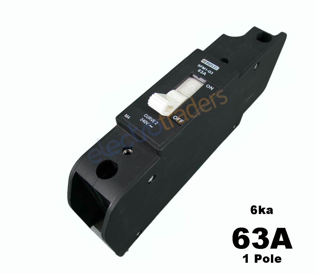 Heinemann CBI SFM1-G3 C2 63A Single Pole 240V / 415V Curve 2 Circuit ...