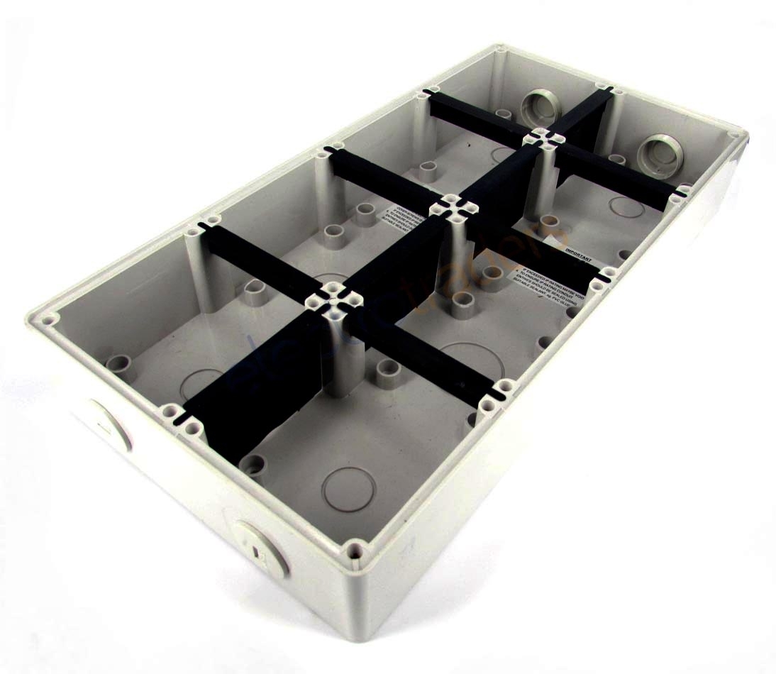 8 Module Mounting Enclosure Base 56 Series style IP66