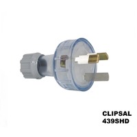 Clipsal 439S15HD-TR Three Pin PVC Three Core Extension Plug 240 Volt 15 Amp